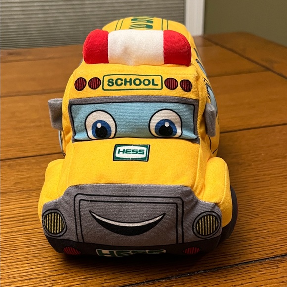 Hess | Toys | Plush School Bus Toy Yellow And Gray | Poshmark